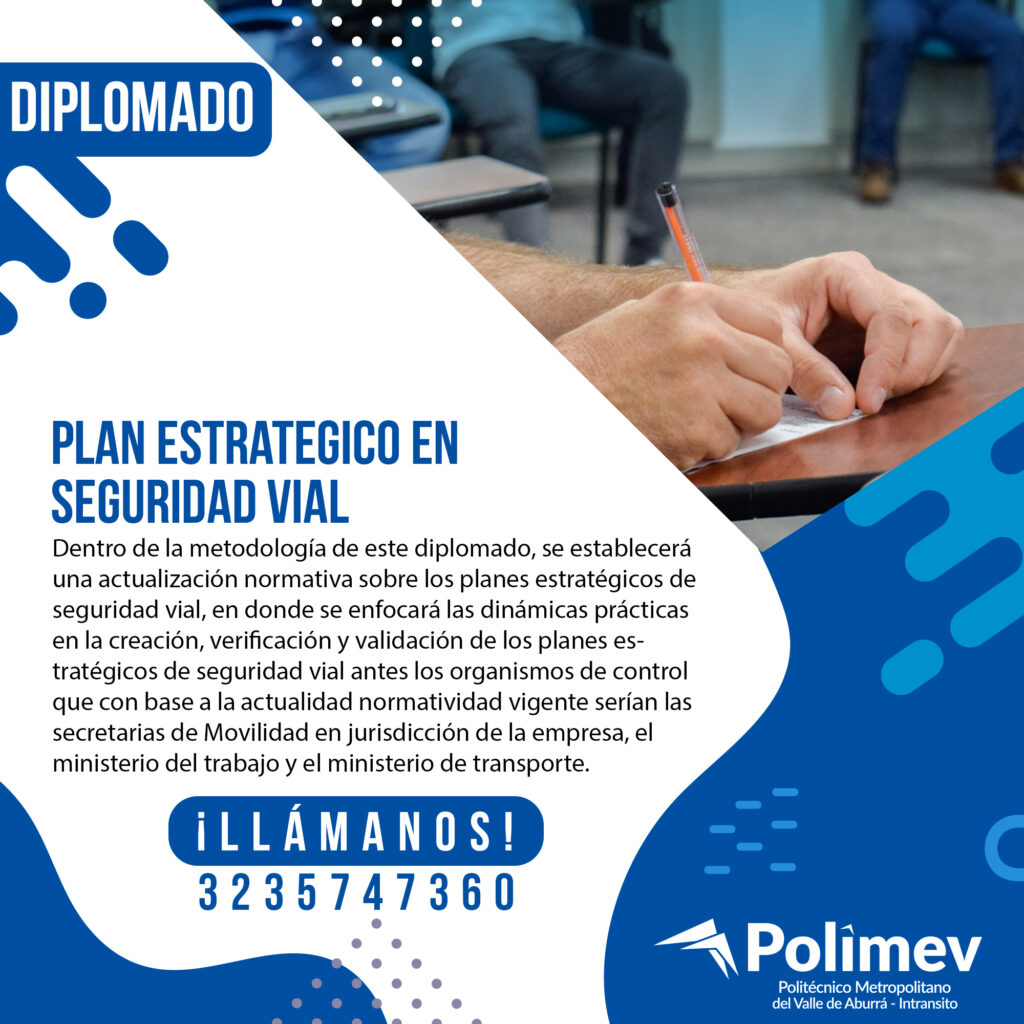 Plan estratégico en seguridad vial – Polimev